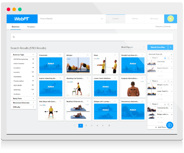 WebPT And The Next Generation in Home Exercise Program (HEP) Software